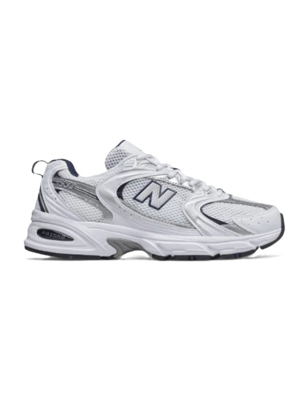 New Balance | Shoes | New Balance 53 White Silver Navy Mr530sg New 00 ...